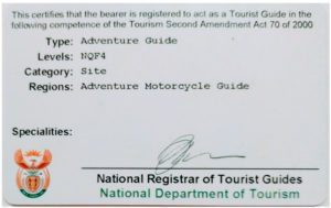 tourist guide badge 2-001 - Ride Down South